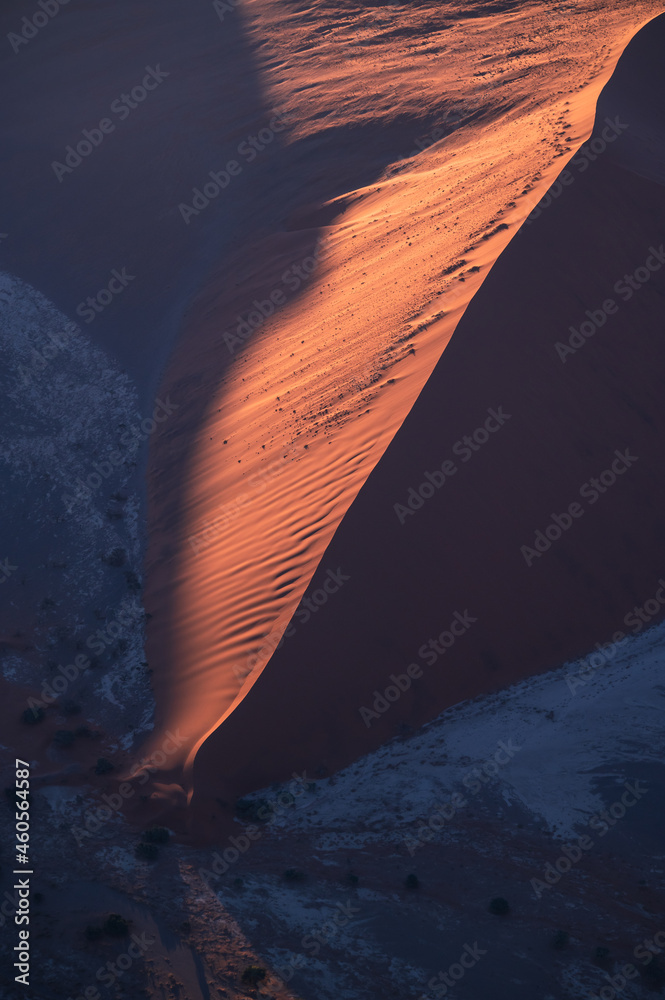 Beautiful natural landscape of Namib Desert. The region with the lowest ...
