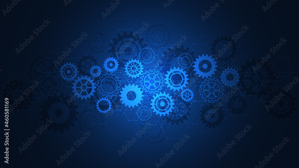 Cogs and gear wheel mechanisms. Concepts and ideas for hi-tech digital ...