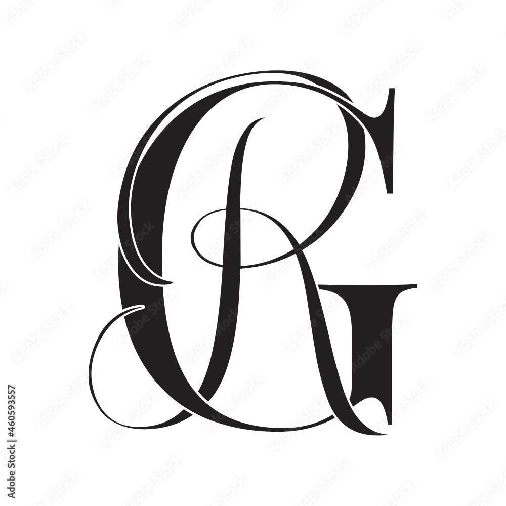 gr, rg, monogram logo. Calligraphic signature icon. Wedding Logo ... gr, rg, monogram logo. Calligraphic signature icon. Wedding Logo ...
