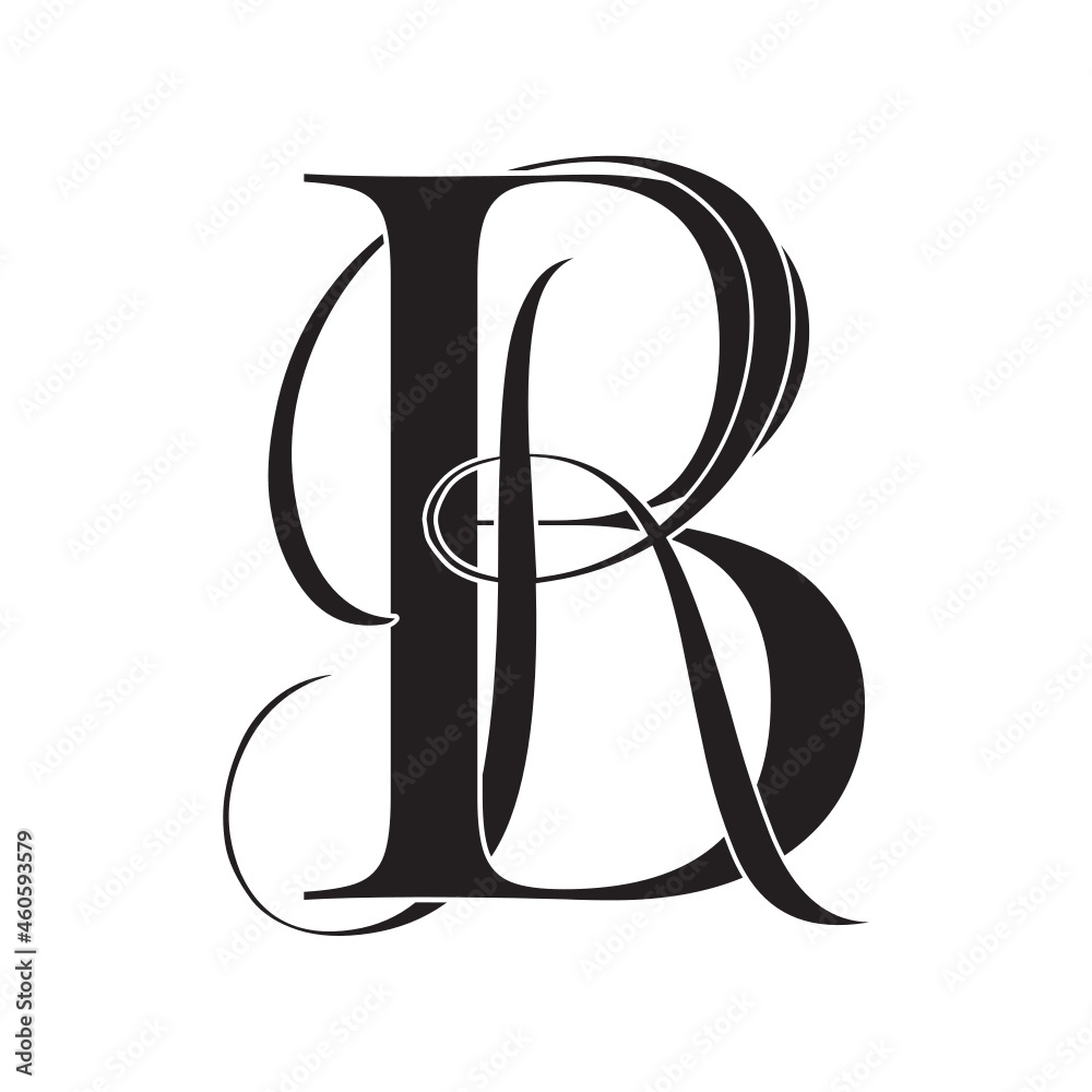 br, rb, monogram logo. Calligraphic signature icon. Wedding Logo ... br, rb, monogram logo. Calligraphic signature icon. Wedding Logo ...