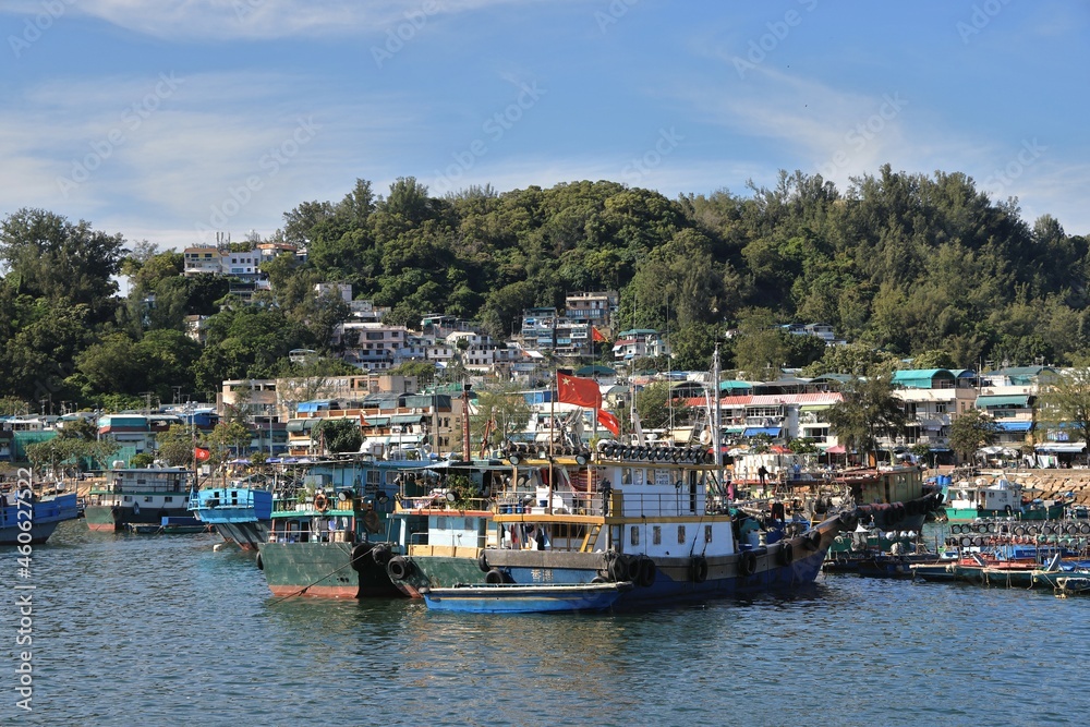 Foto de Cheung Chau Island, Hong Kong: Traditional fishing vessel of ...