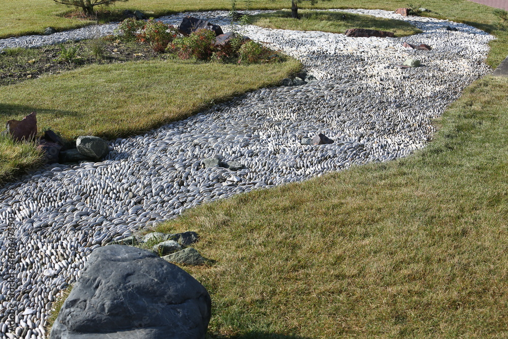Little Japan in Kurkino district, Moscow city, Russia. Japanese garden ...
