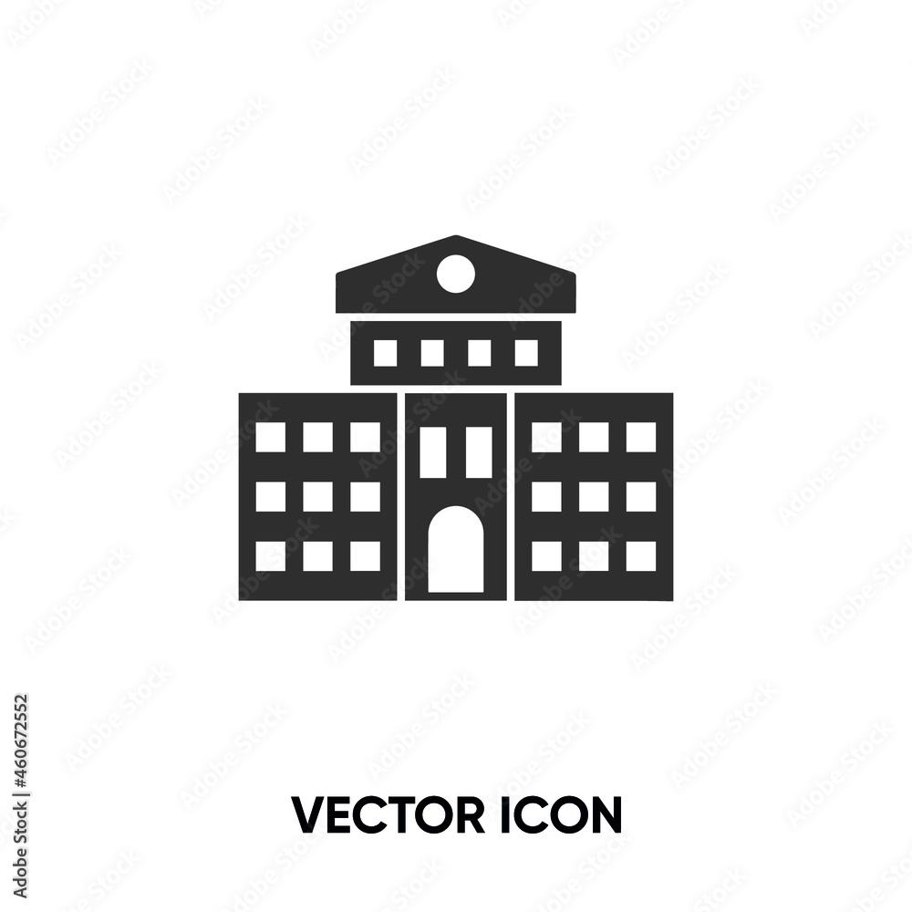 Goverment building vector icon. Modern, simple flat vector illustration ...