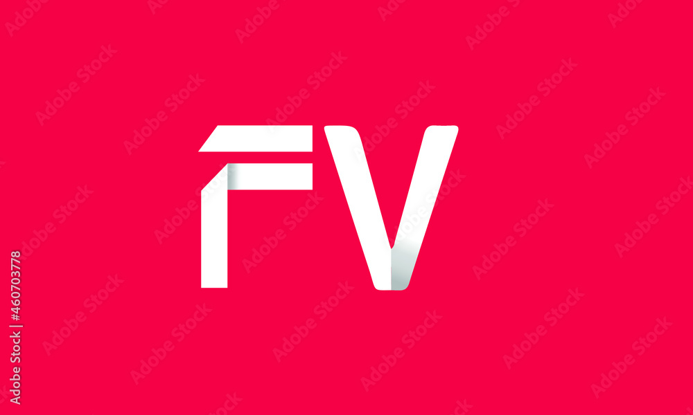 FV is a very attractive vector with a beautiful 3D design and pink ...