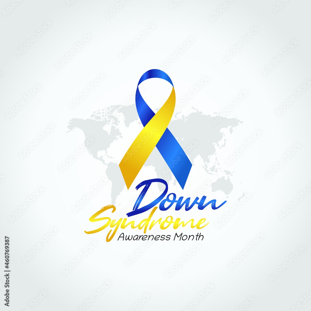 vector graphic of down syndrome awareness month good for down syndrome ...