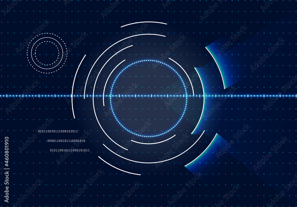 Information technology background. Modern computer technology ...
