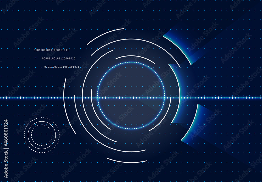Information technology background. Modern computer technology ...