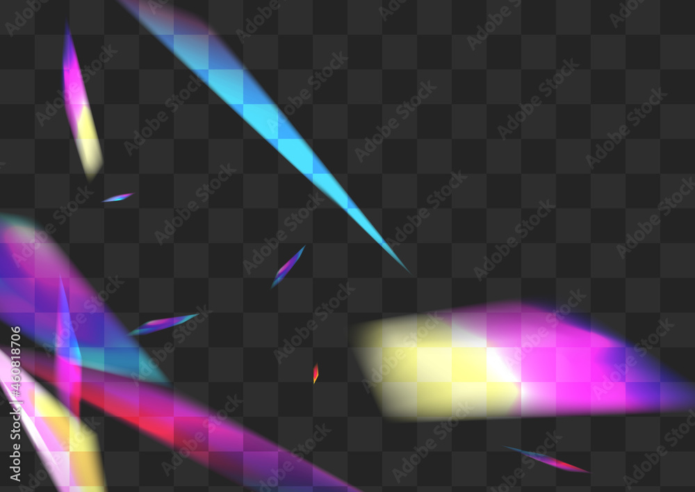 Rainbow Prism Vector Transparent Background. Stock Vector | Adobe Stock