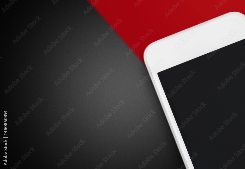 Blank screen on the modern mobile phone Stock Photo | Adobe Stock