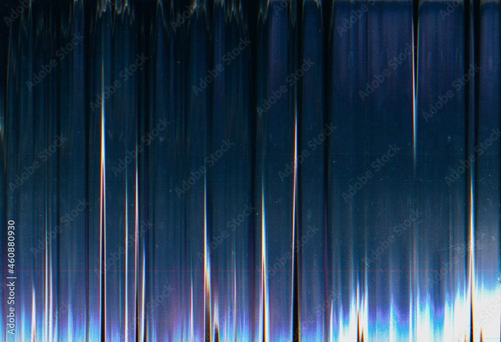 Glitch noise overlay. Dust scratch texture. Distressed LCD screen. Dark ...