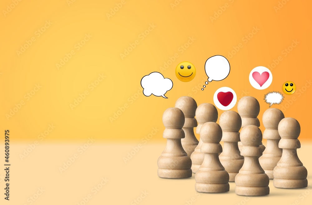 Psychology Personality Concept. Extrovert Person. person presenting by ...