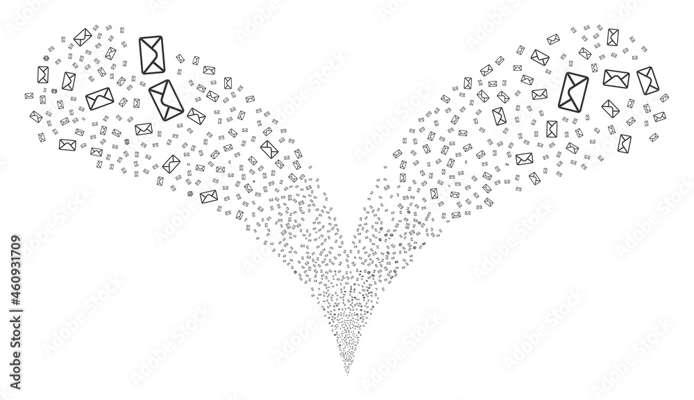 Mail envelope twice fireworks explosion. Mail envelope fireworks twice ...