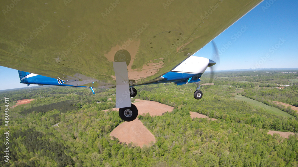 General Aviation Aircraft On A Normal Flight Stock Photo | Adobe Stock