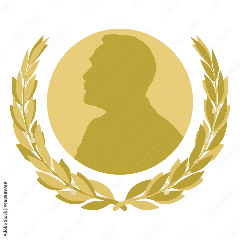 Nobel prize fantasy symbol, Sweden, vector illustration Stock Vector ...