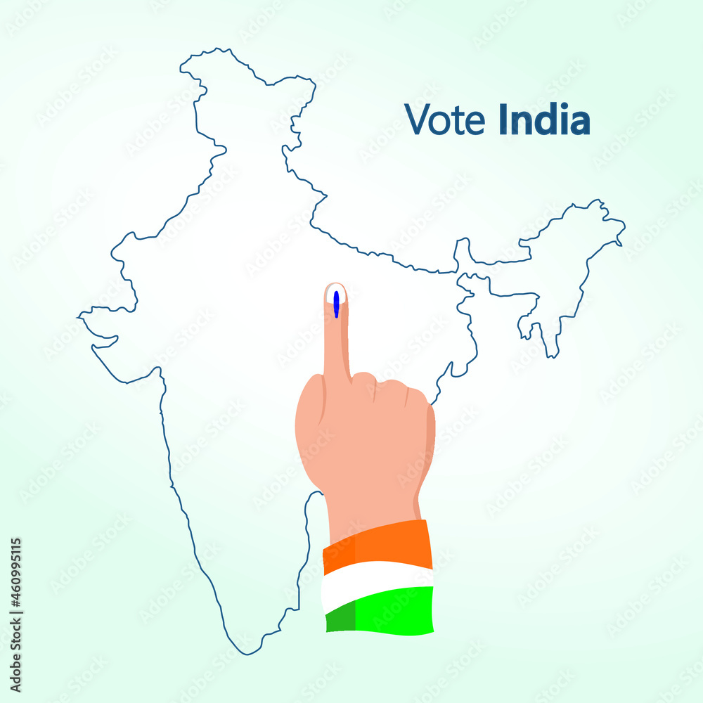 Vote Finger Illustration