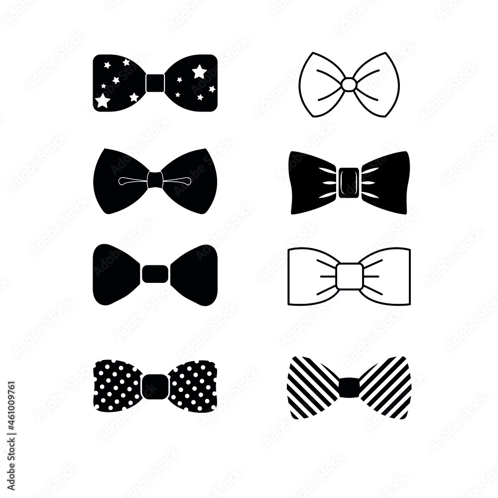 Bow Tie Icon Vector