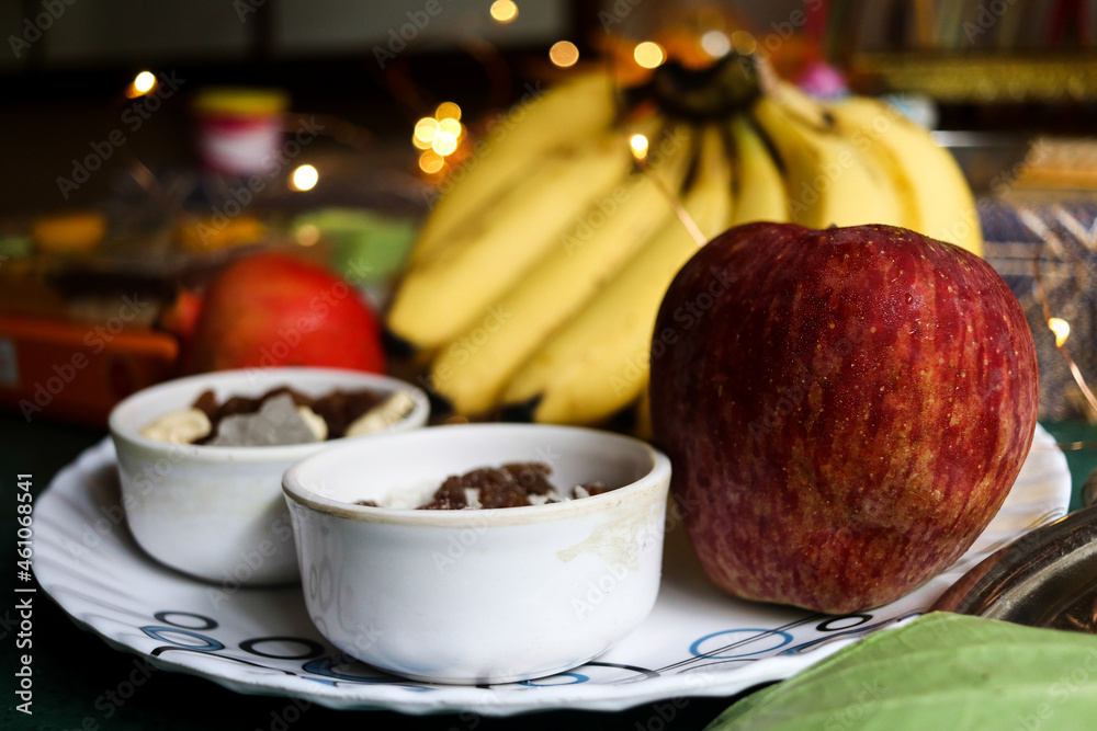 Sweets To Hindu God. Maharashtra Culture. Indian Traditional Food Stock ...