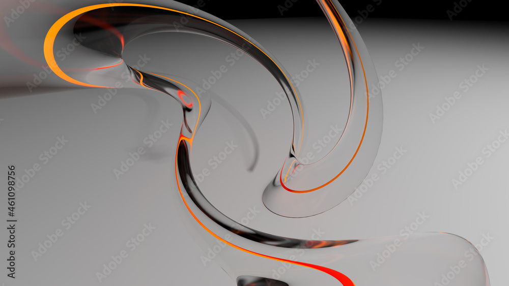 abstract line 3d shape , background illustration indeterminate shape ...