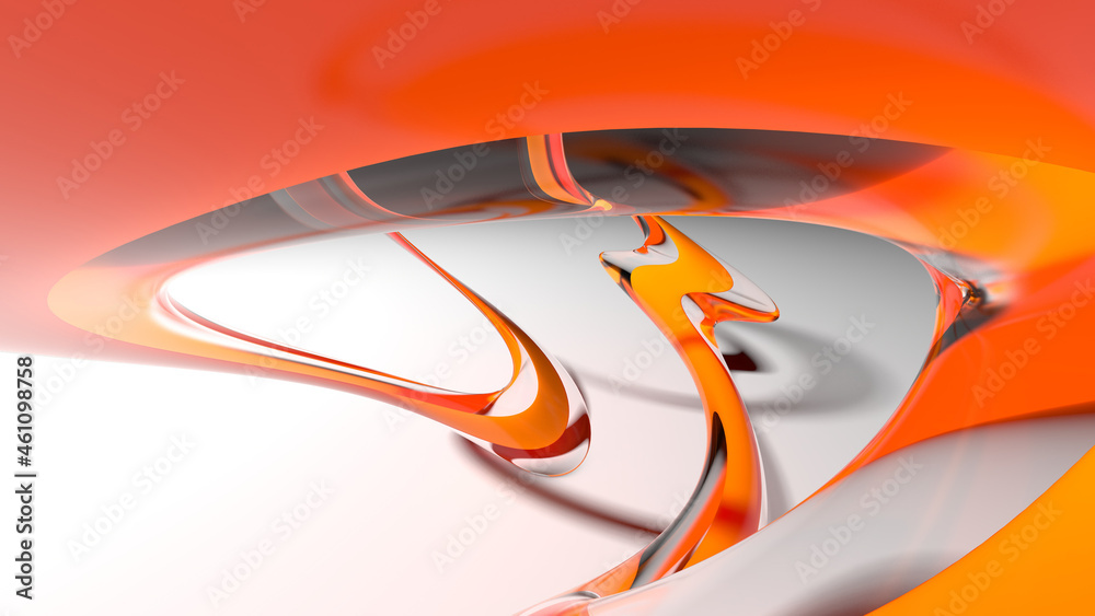 abstract line 3d shape , background illustration indeterminate shape ...
