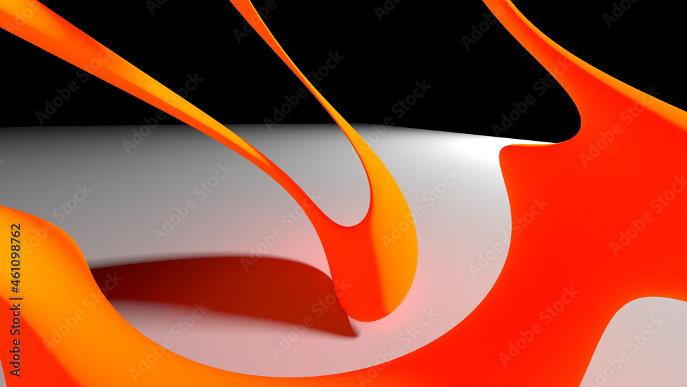 abstract line 3d shape , background illustration indeterminate shape ...