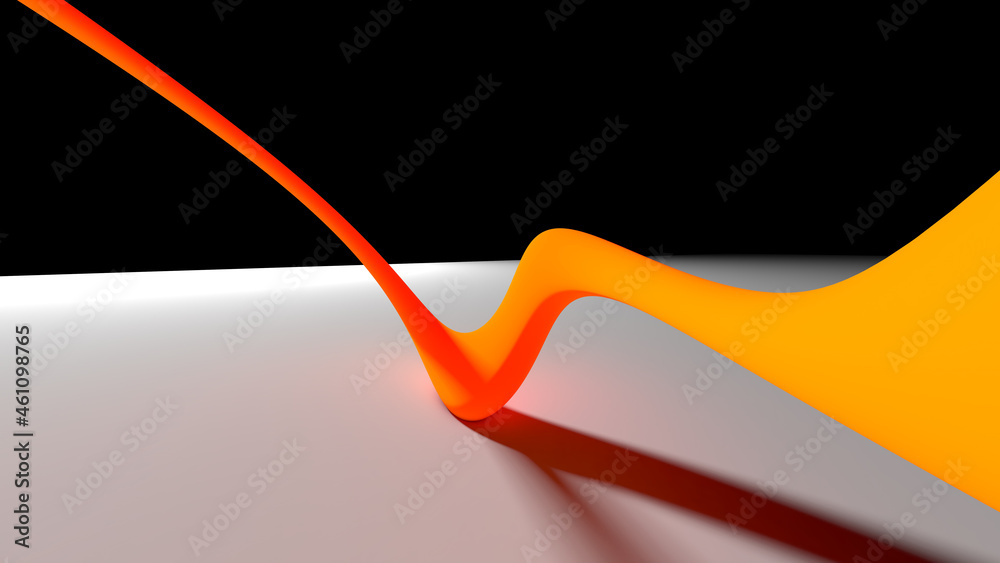 abstract line 3d shape , background illustration indeterminate shape ...