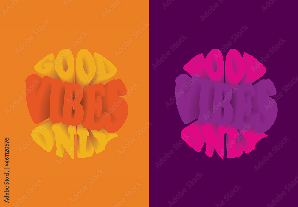 Vintage Logo Layout With 3D Warp Text Into A Circle Stock Template vintage-logo-layout-with-3d-warp-text-into-a-circle-stock-template