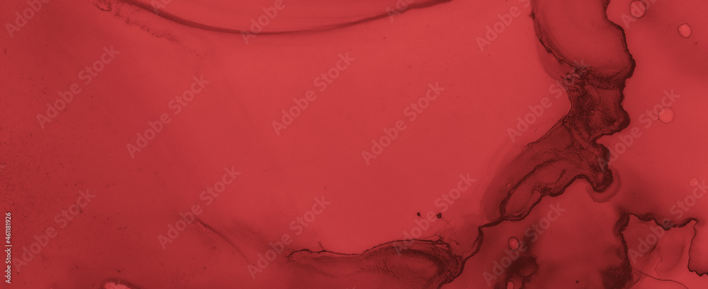 Grunge Blood Background. Rose Fluid Banner. Horror Spatter Black ...