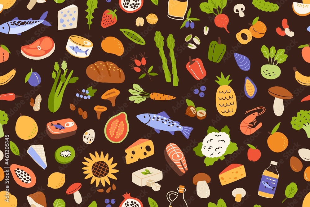 Repeating Food Background