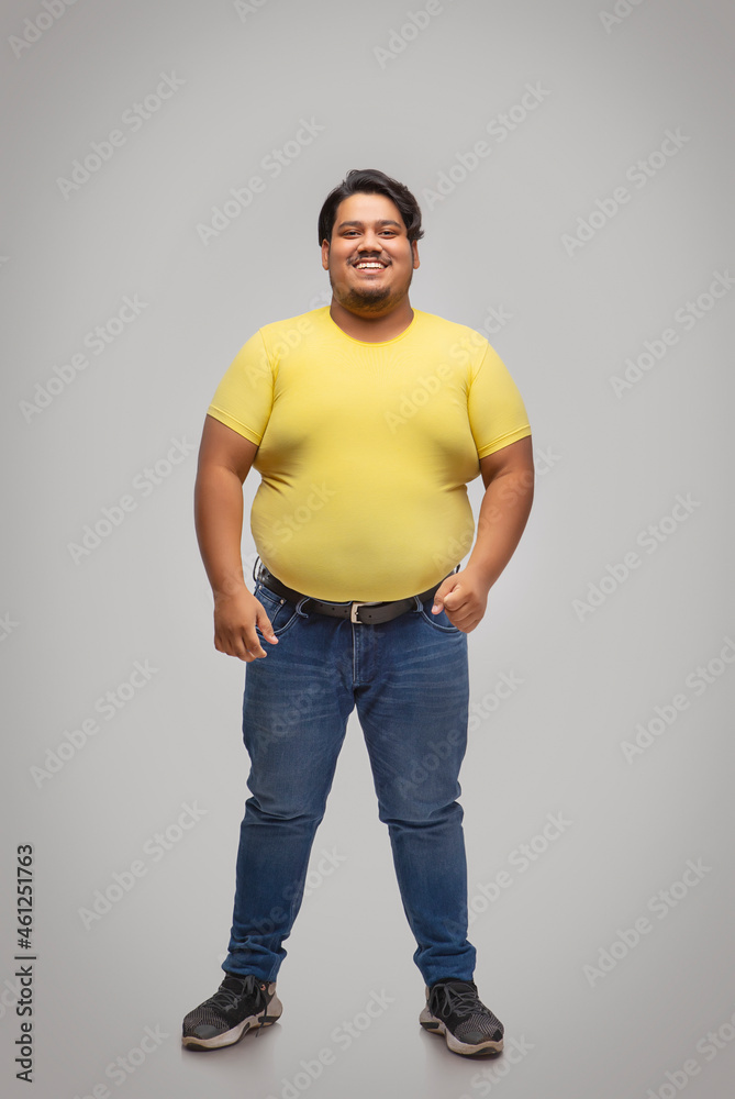 Obese Man Standing