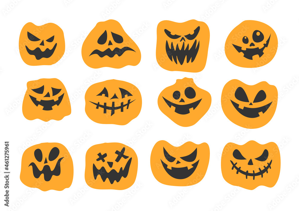 Ghost Faces Clip Art