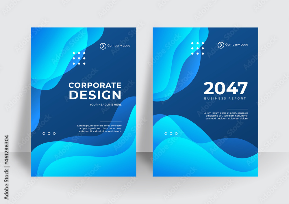 Leaflet Design Vector Free Download