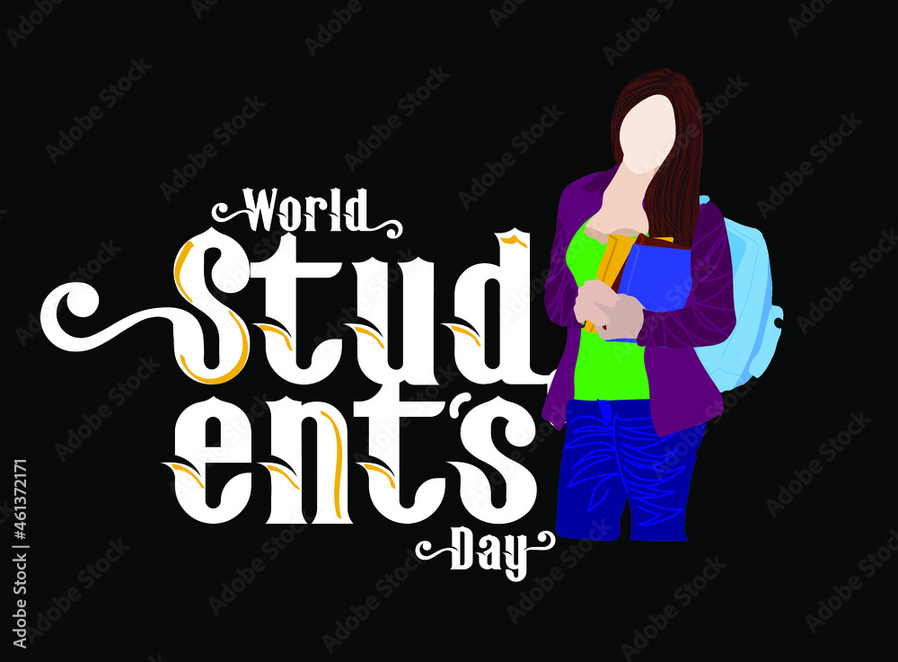World Students Day, Student banner and poster design for social media ...
