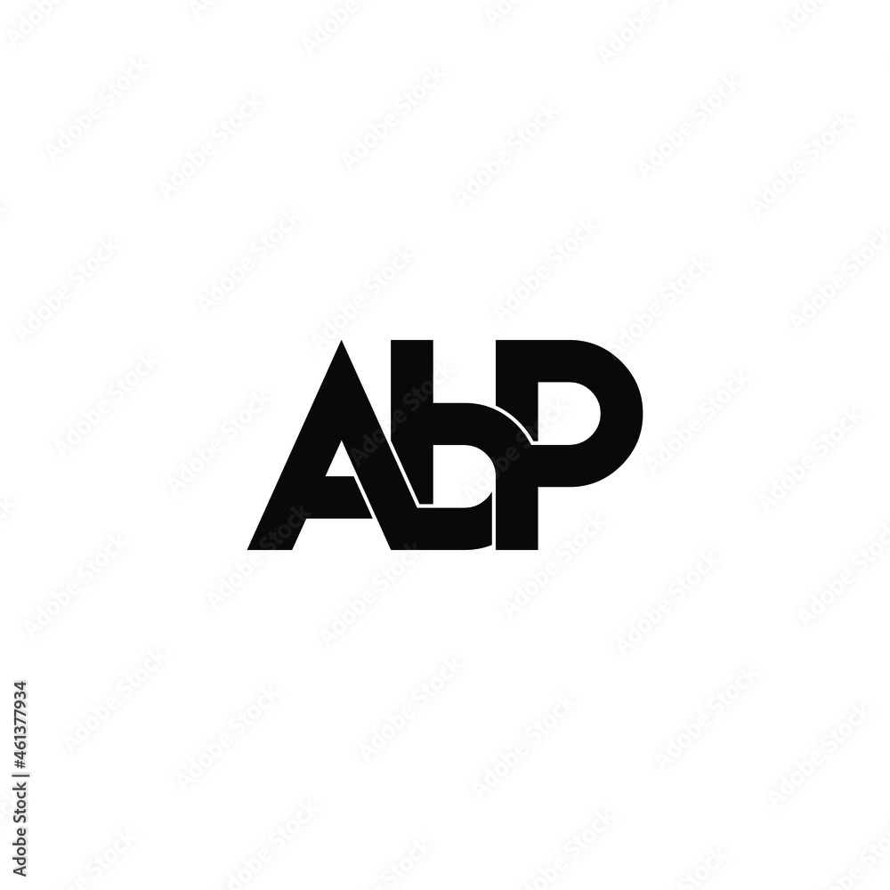 abp initial letter monogram logo design Stock Vector | Adobe Stock