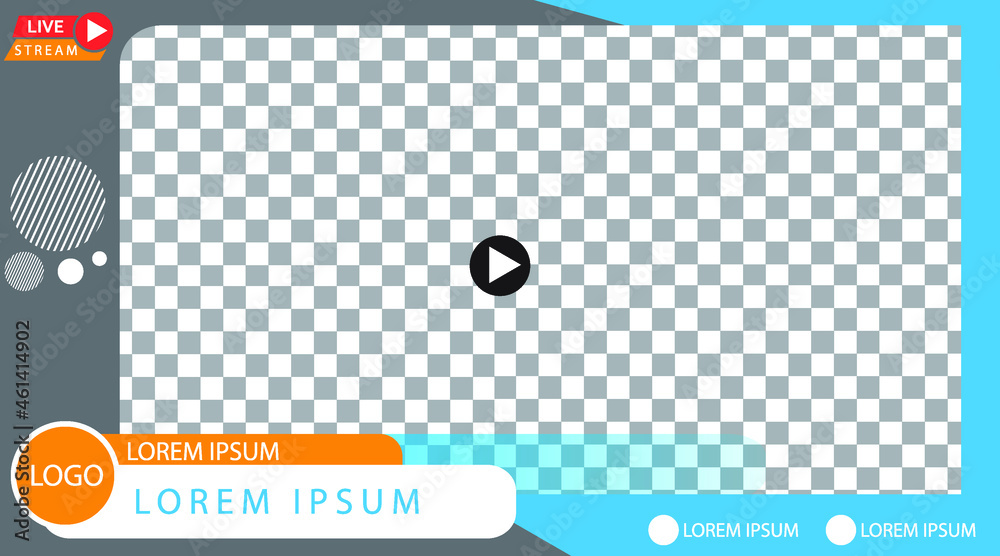 video frame transparent background compatible with any platform for ...