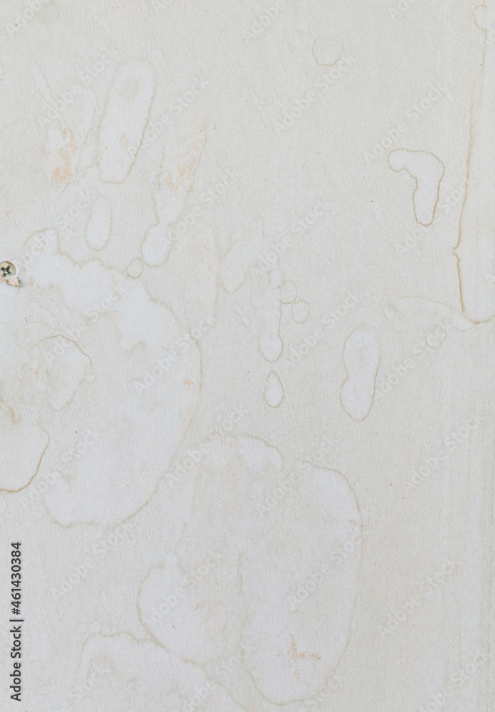 Water leakage - marks and stains on a white painted wall after rain or ...