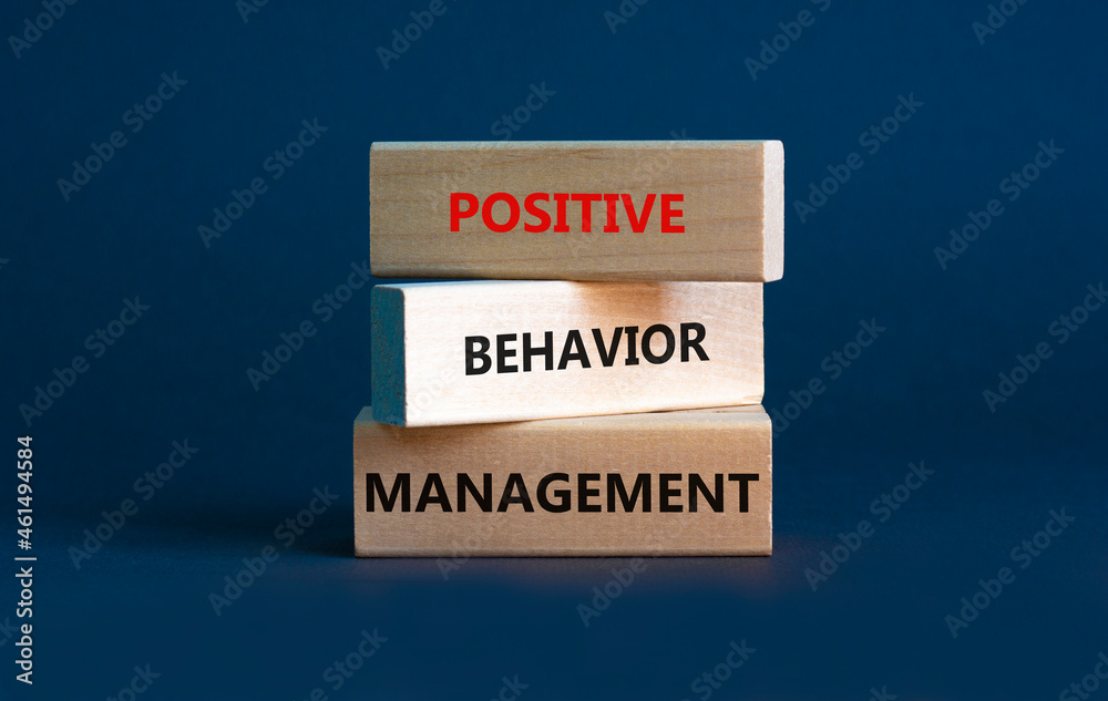 Positive behavior management symbol. Concept words Positive behavior ...