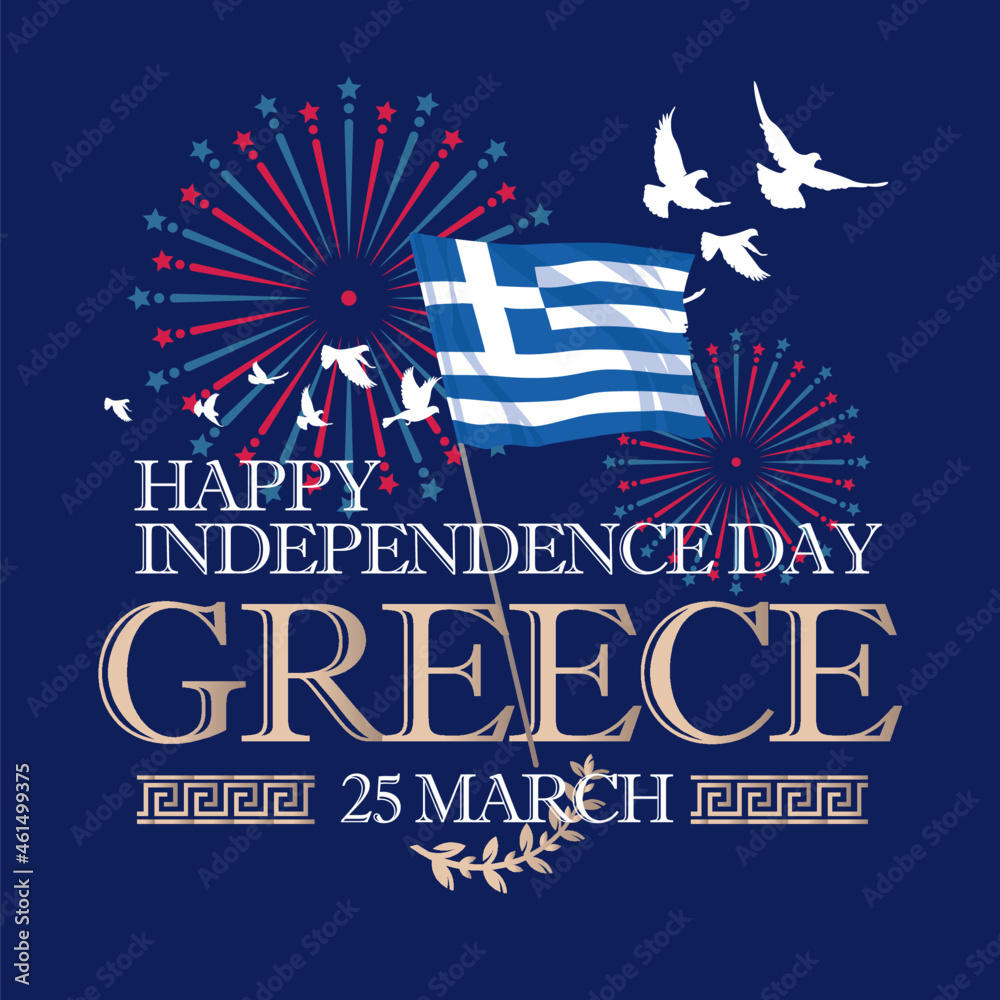 Happy Greece Independence Day, 25th March national republic day of ...