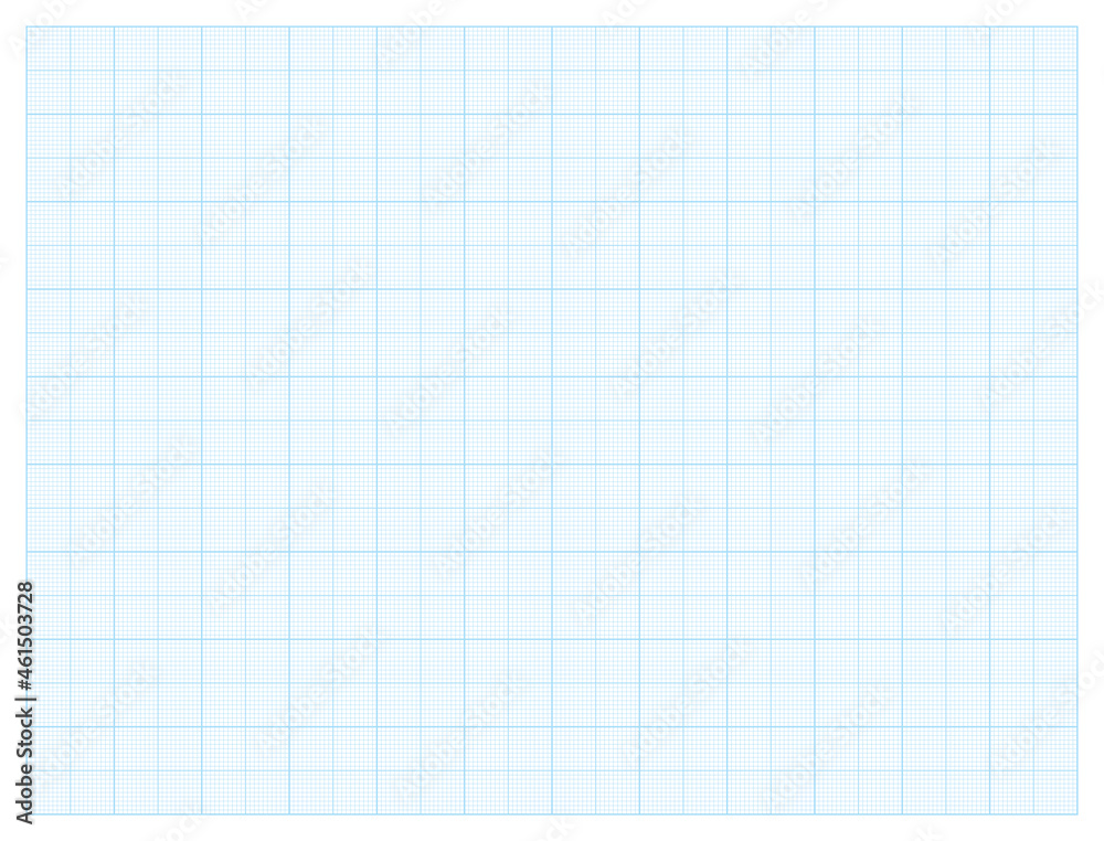 Graph paper millimeter grid. Blue pattern for drawings, engineering ...