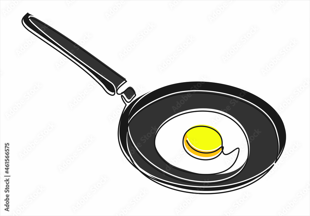Frying Pan Drawing