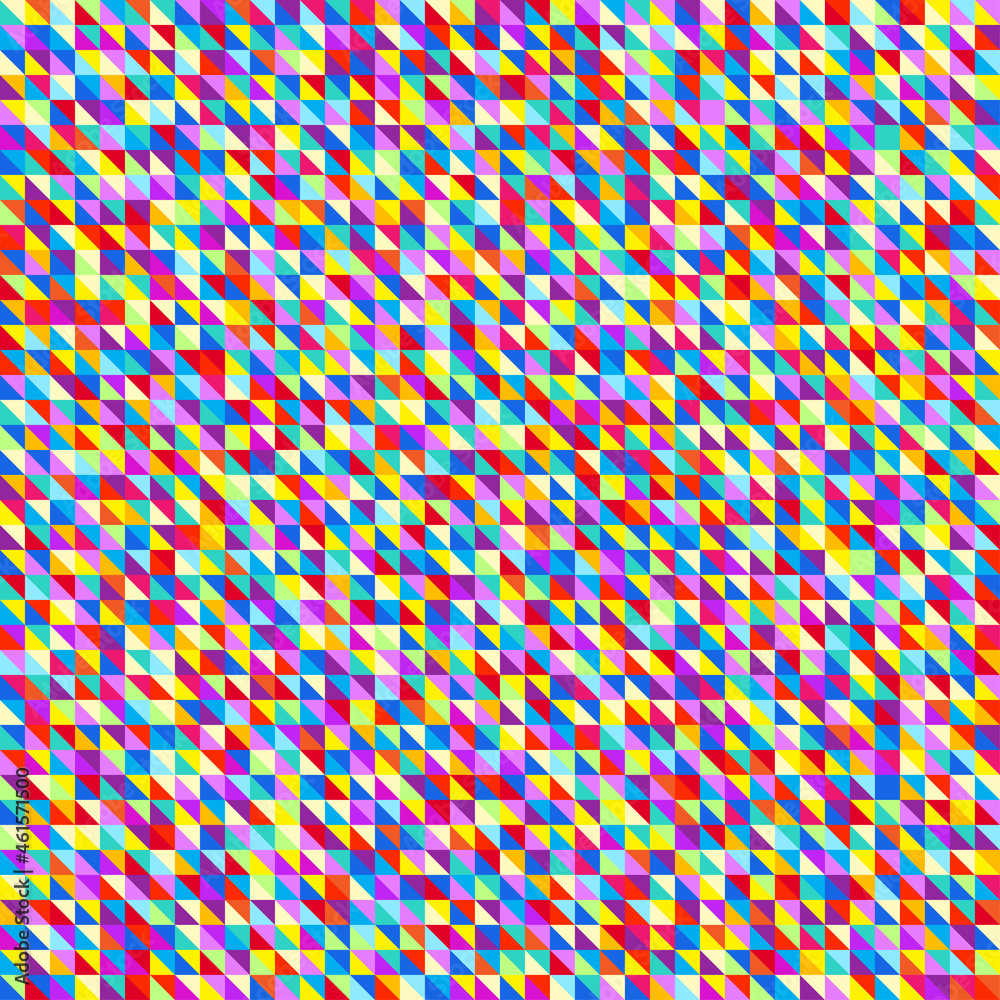 Triangle wallpaper. Pretty bright colors. Checkered background ...