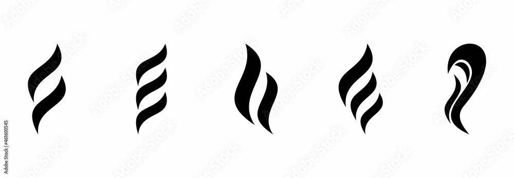 aroma icon set, aroma vector set Stock Vector | Adobe Stock