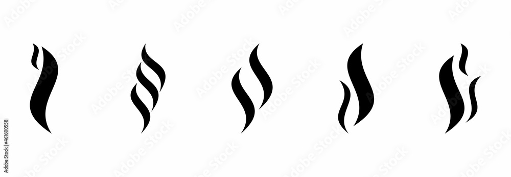 aroma icon set, aroma vector set Stock Vector | Adobe Stock