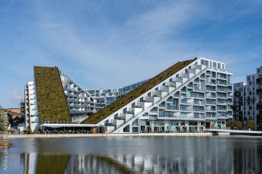 Copenhagen, Denmark - October 08, 2021: Exterior view of the 8 ...