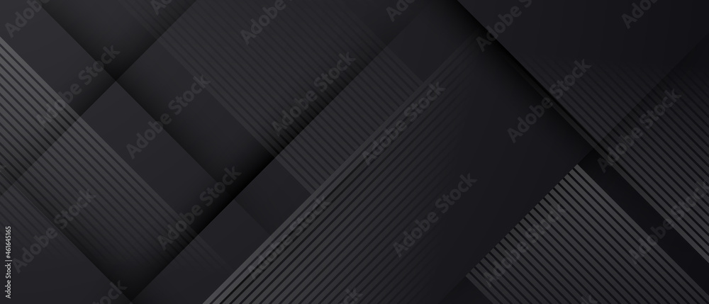 Abstract black pattern and dynamic background poster. Illustration in ...