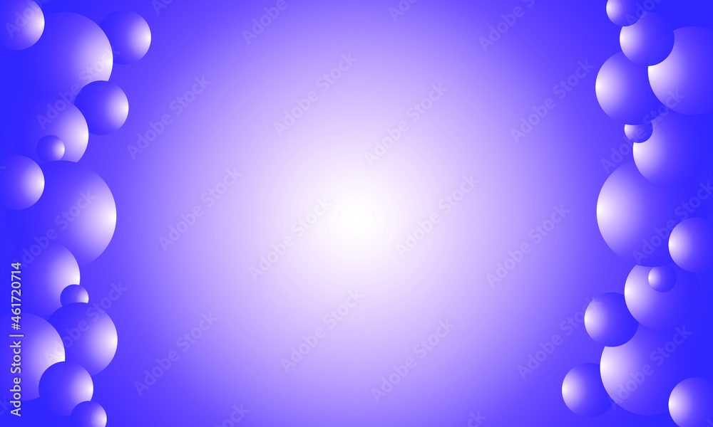 Tech spheres with light and gradient abstract background. Elegant ...