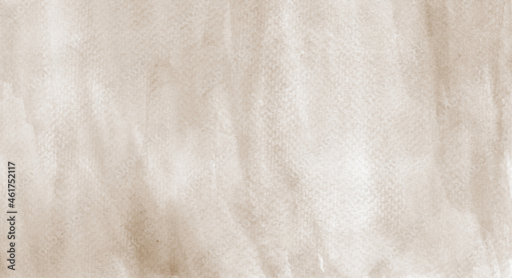 Handmade, organic painting. Pastel brown watercolor texture abstract ...