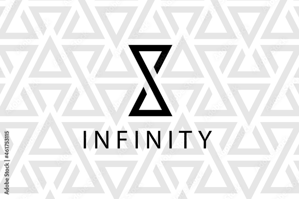 infinity symbol logo design as letter S Stock Vector | Adobe Stock