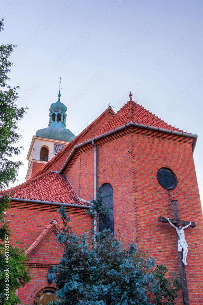 Church of the Visitation of the Blessed Virgin Mary in Jastarnia Stock ...