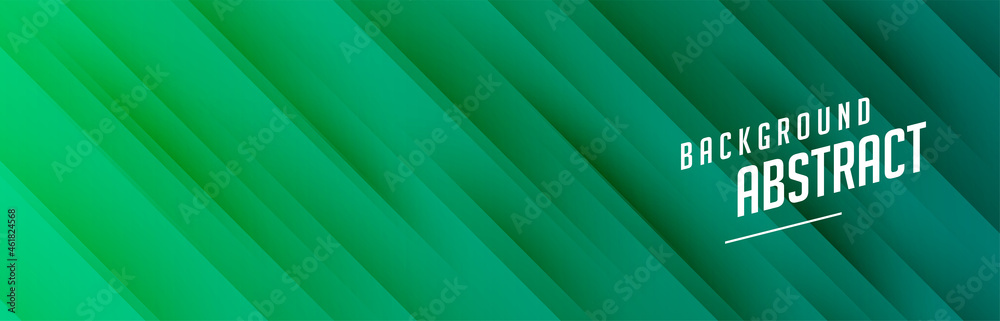 green banner with diagonal lines design Stock Vector | Adobe Stock