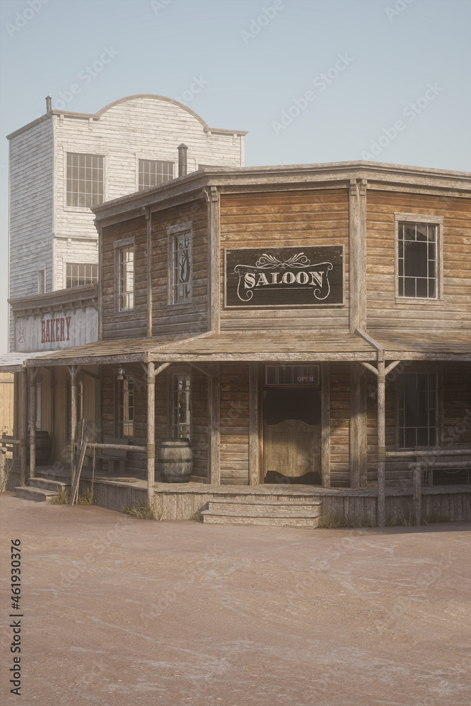 Wild West Town Saloon